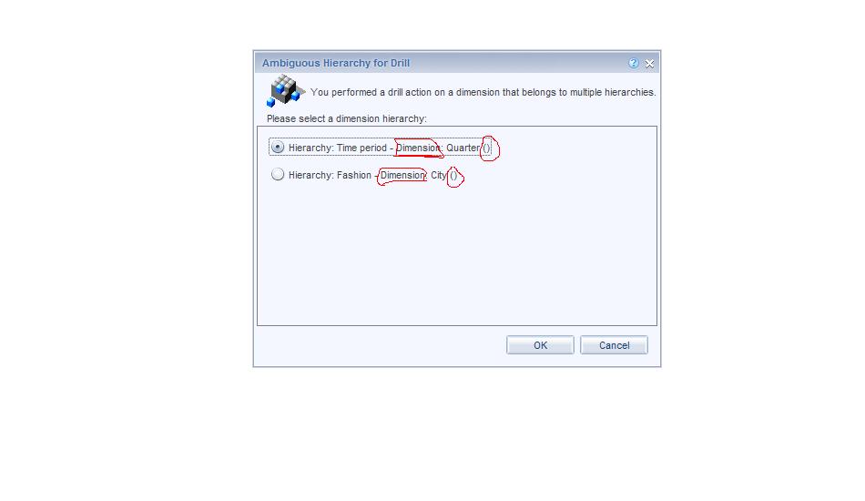 Custom Hierarchies Pop-up - webintelligence - BusinessObjects Board