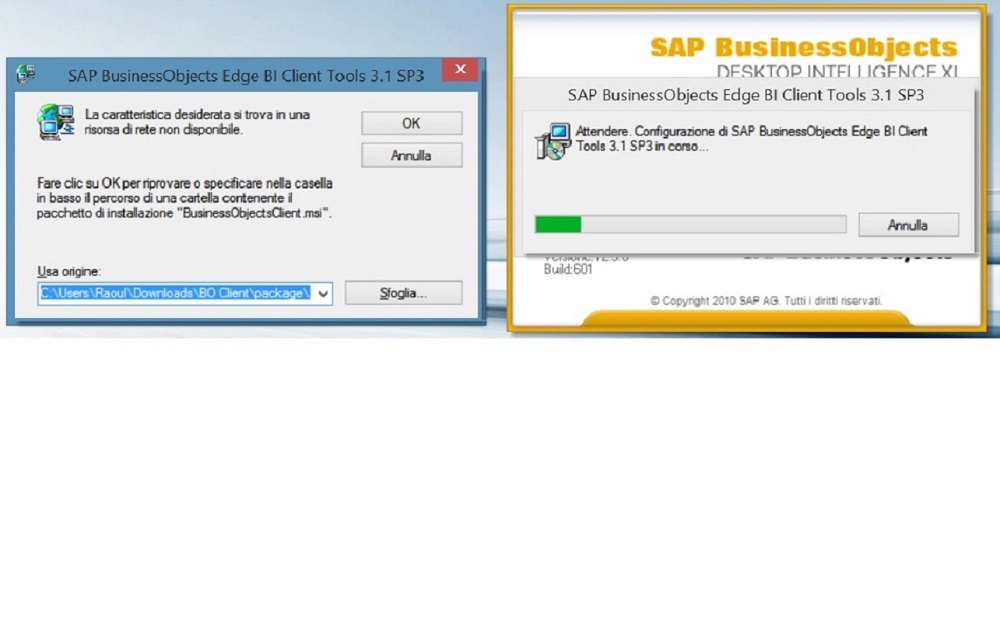 desktop intelligence client error after installation - XI Server Discussion - BusinessObjects Board