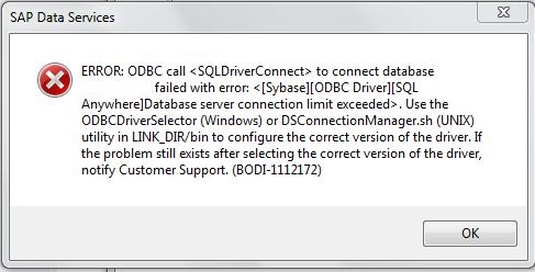 Unable to connect BODS repository - administration - BusinessObjects Board