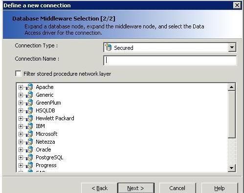 Database Middleware difference... - XI Server Discussion - BusinessObjects Board