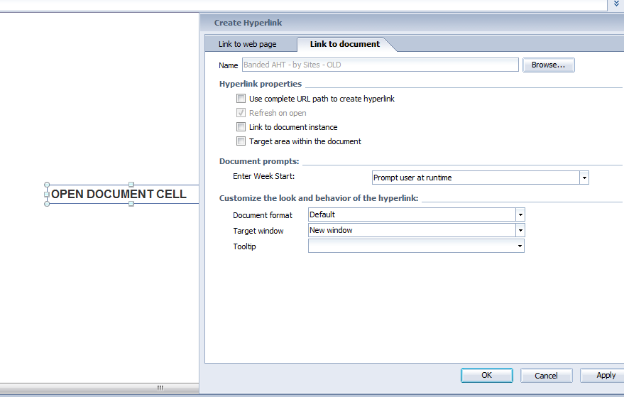 How To Create A Button In Webi Report Webintelligence Businessobjects Board