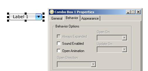 How to make combo box properties enable - Xcelsius - Crystal Dashboard Design - BusinessObjects ...