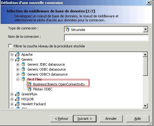 Business Objects Open Connectivity configuration - building semantic layer - BusinessObjects Board