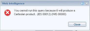 How to Allow Cross Product in BO XI ? - webintelligence - BusinessObjects Board