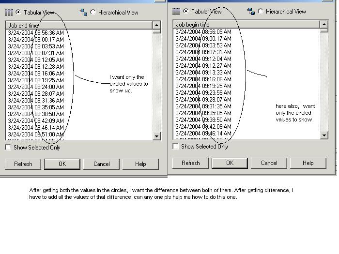 how to see only time values - building semantic layer - BusinessObjects Board