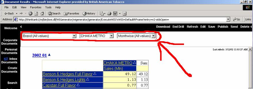 Using Drill Down functions - general discussion - BusinessObjects Board