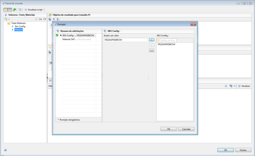 Derived Table with Optional Prompts not working - building semantic layer - BusinessObjects Board