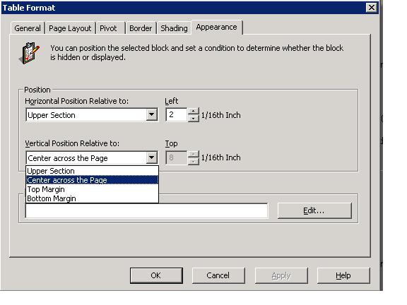report shading (formatting) - desktopintelligence - BusinessObjects Board