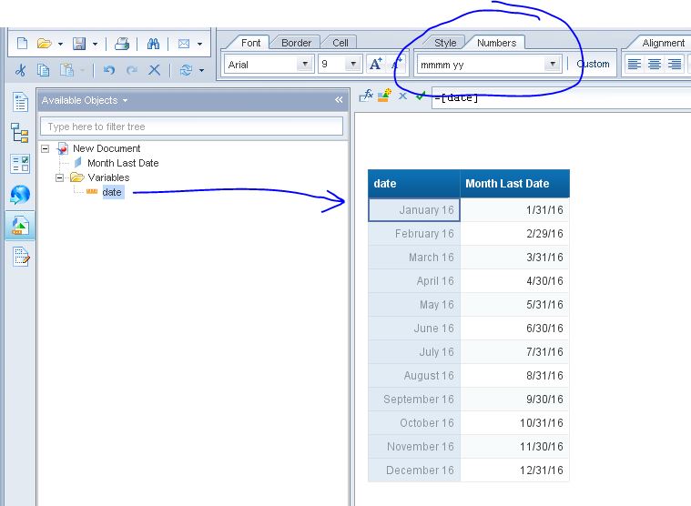 HOW TO SORT MON-YY IN CHRONOLOGICAL ORDER - webintelligence - BusinessObjects Board