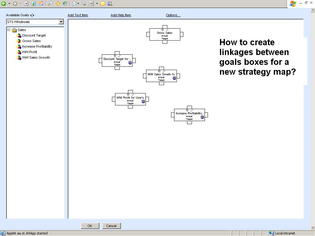 How to create linkages while creating new strategy map - Performance Management ...
