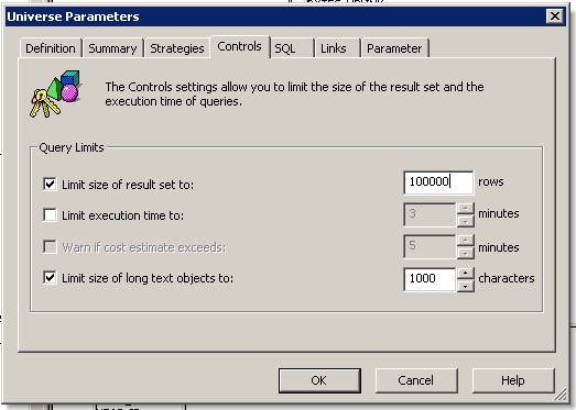 How to change result set size in IDT - building semantic layer - BusinessObjects Board