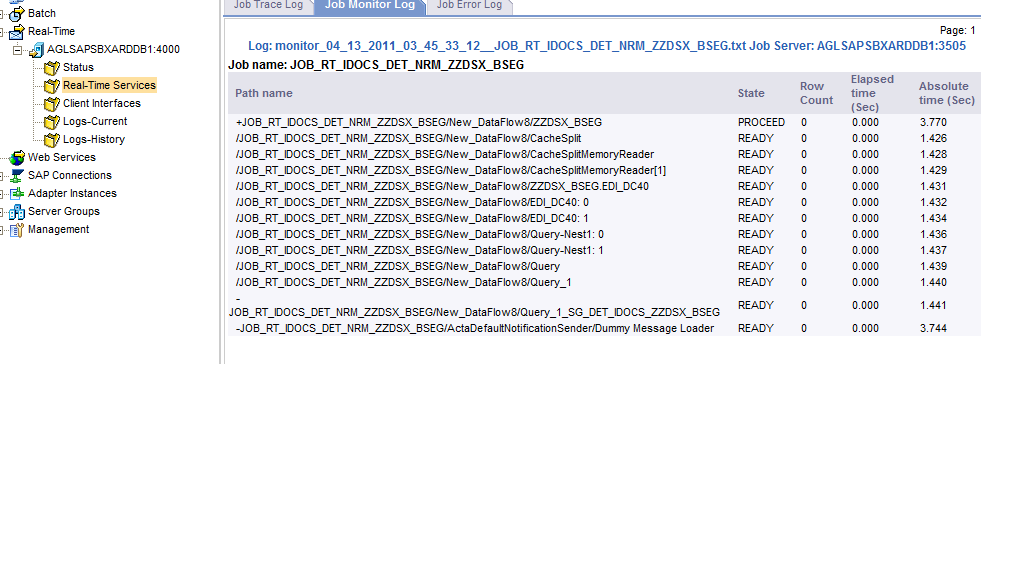 How to fetch data using IDOCs in Real time JOB - sap-erp-bw - BusinessObjects Board