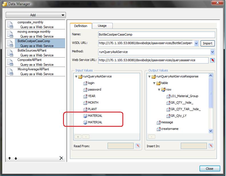 How to pass the multiple values into Qaaws queries - Xcelsius - Crystal Dashboard Design ...