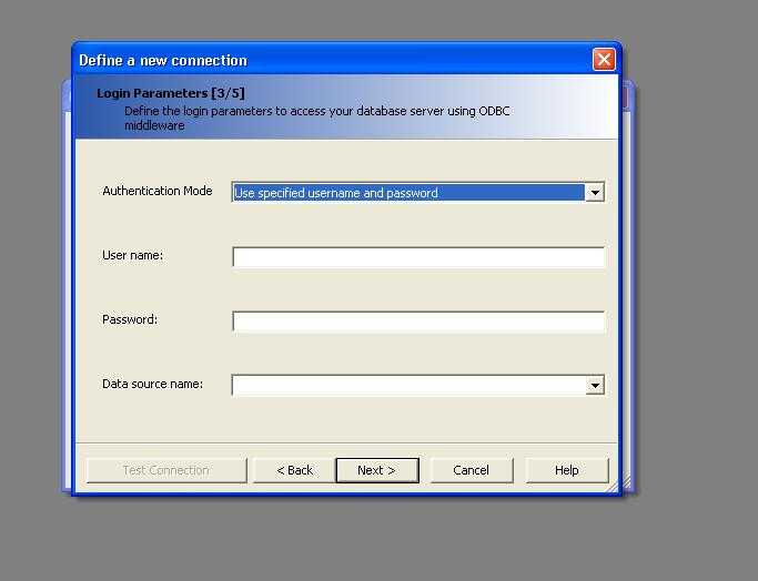 Creating a New Connection - building semantic layer - BusinessObjects Board
