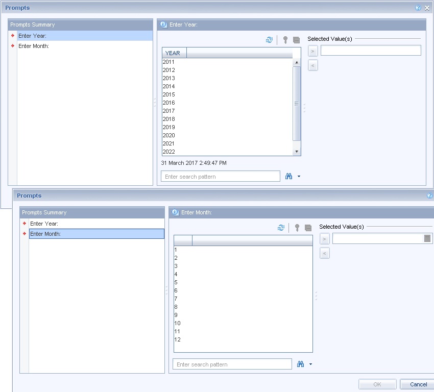 Schedule to run the report for Previous Month(No Universe) - webintelligence - BusinessObjects Board