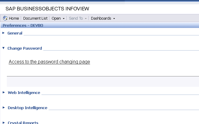 How can I customize the preference page in InfoView? - sdk development - BusinessObjects Board