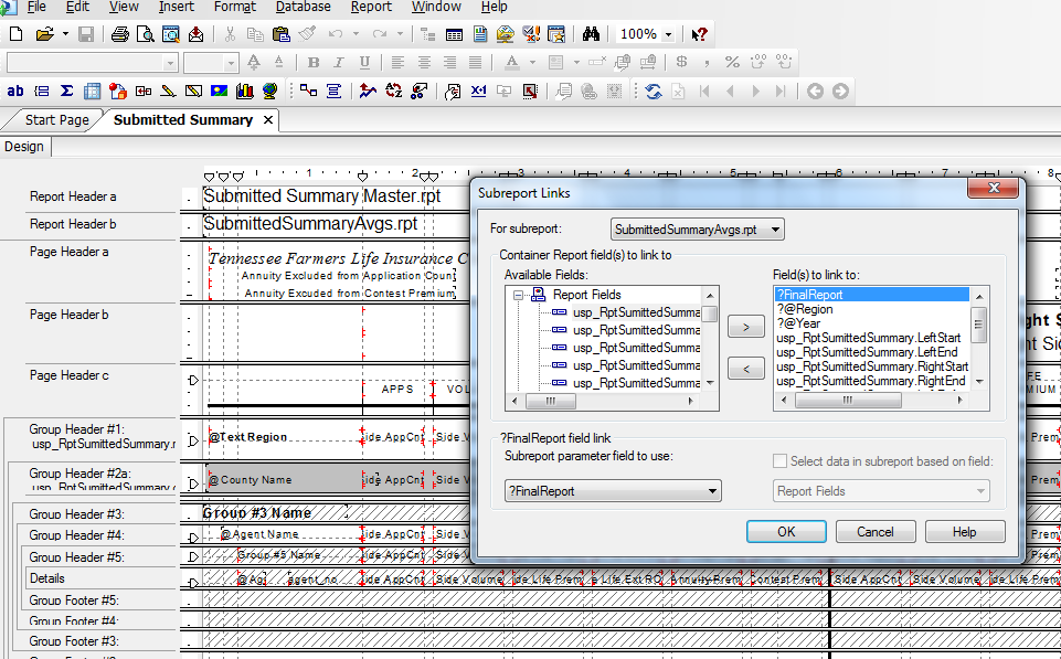 Sub Report Links Crystal Reports Businessobjects Board