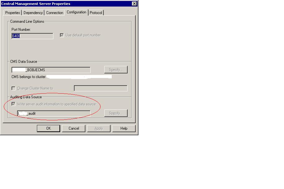 How to find the audit database used by a BOEXIR2 environment - XI Server Discussion ...