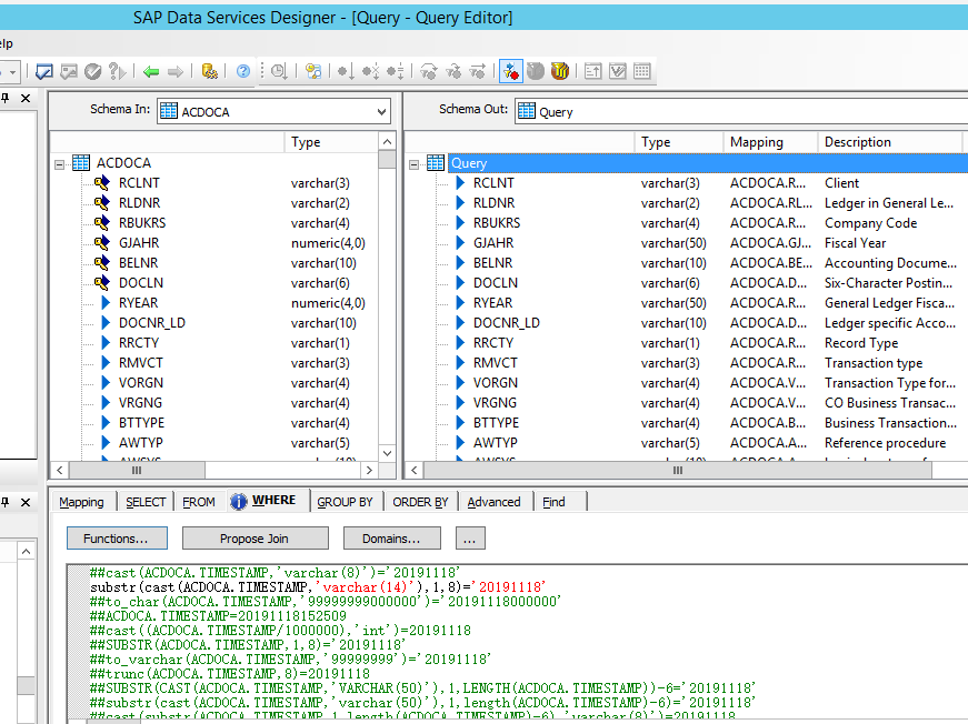 Date Conversion From Decimal 15 0 To Datetime In BODS Job Design